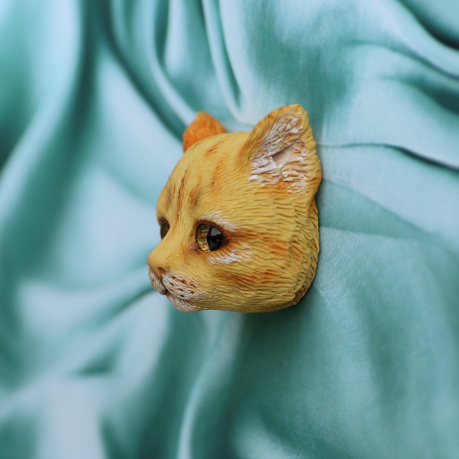 3D Cat Face Silicone Mold, Cute Animal Mould for Resin, Clay, DIY ...