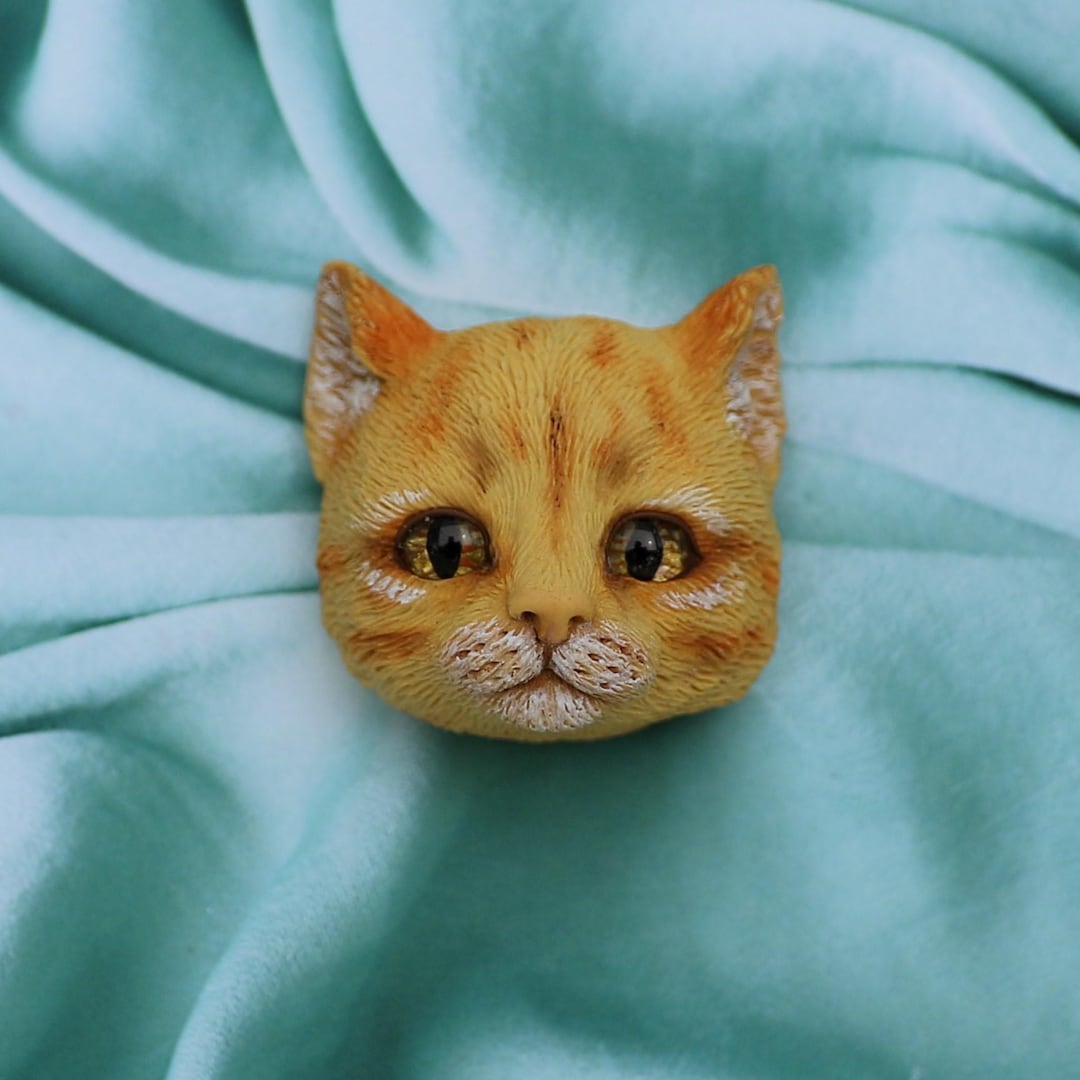 3D Cat Face Silicone Mold, Cute Animal Mould for Resin, Clay, DIY ...