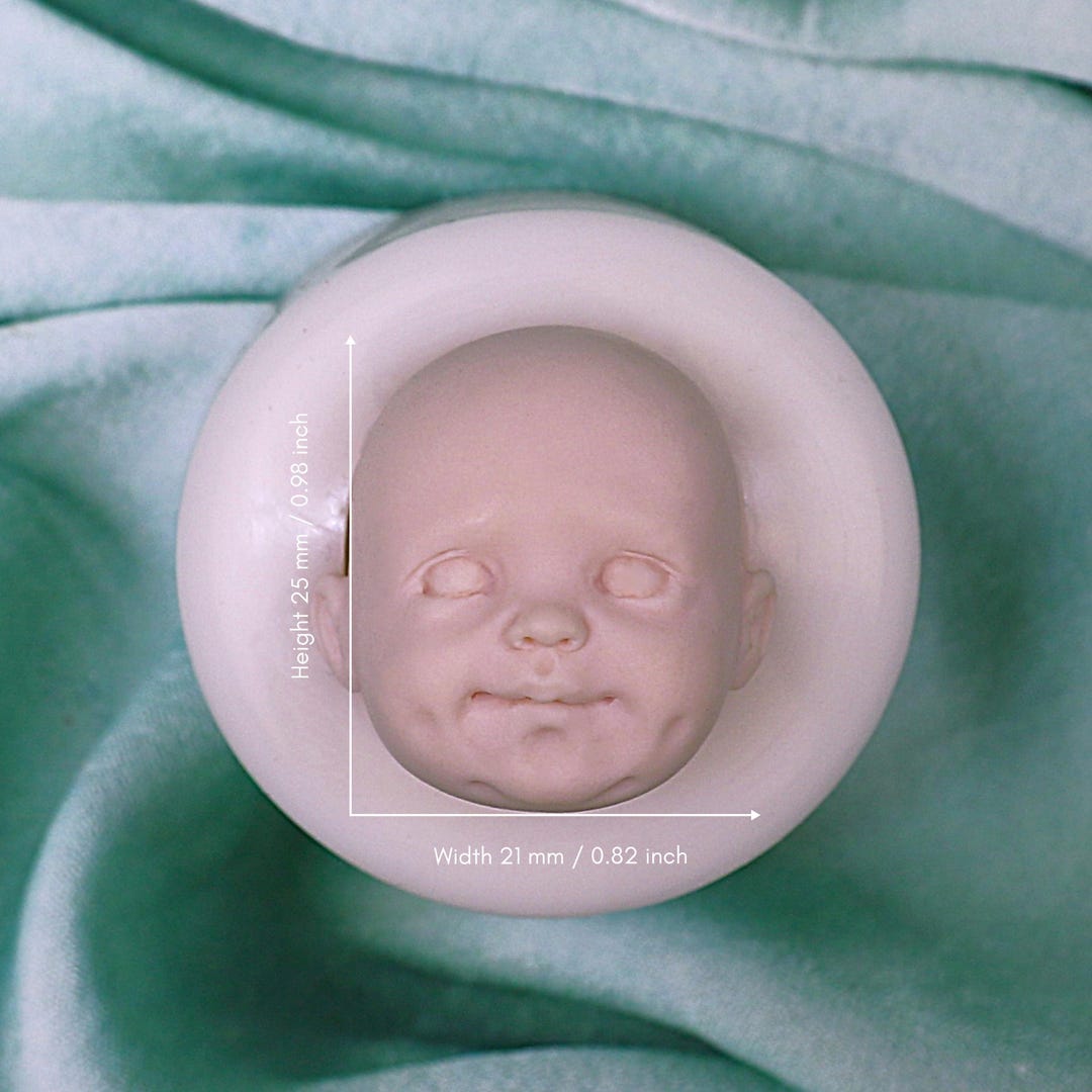 Emotional Baby Face Molds – Expressive Silicone Mold for Clay, Resin ...
