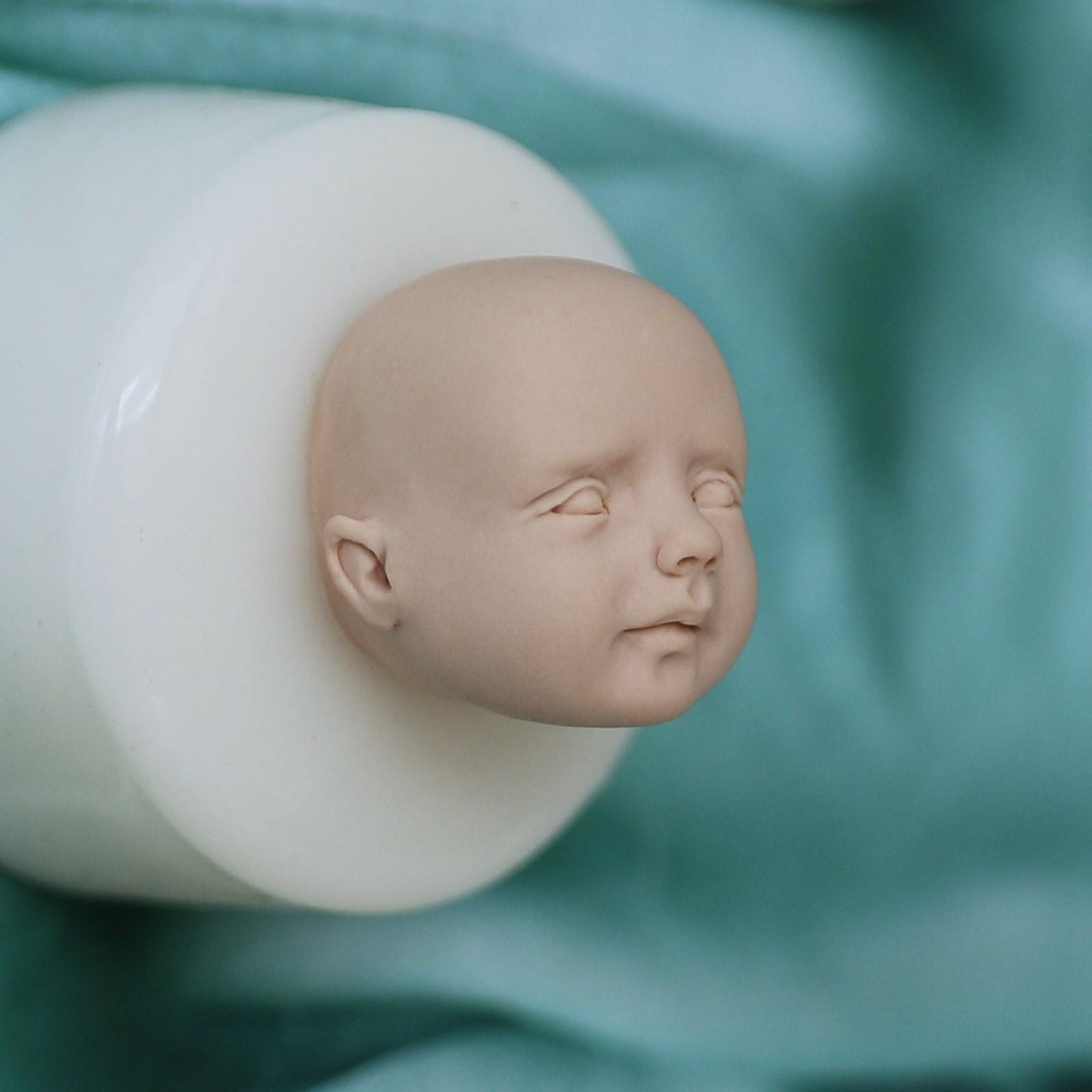 Baby Face Mold Made of High-quality Silicone, Miniature Face Mold for ...
