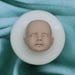 Baby Face Mold Made of High-quality Silicone, Miniature Face Mold for ...