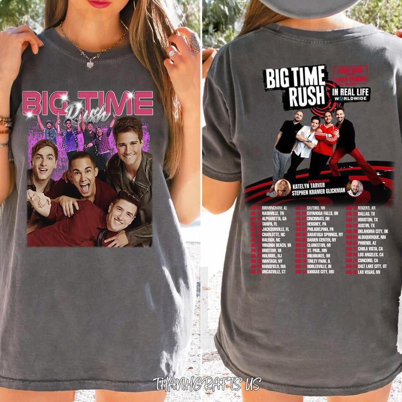 Big Time Rush 2025 Tour Merch - Etsy