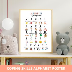 Coping Skills Alphabet Poster Printable Emotional Regulation ...