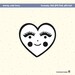 Hearts BUNDLE - 30 Hearts With Faces - Vector Files - Png Dxf Eps Svg ...