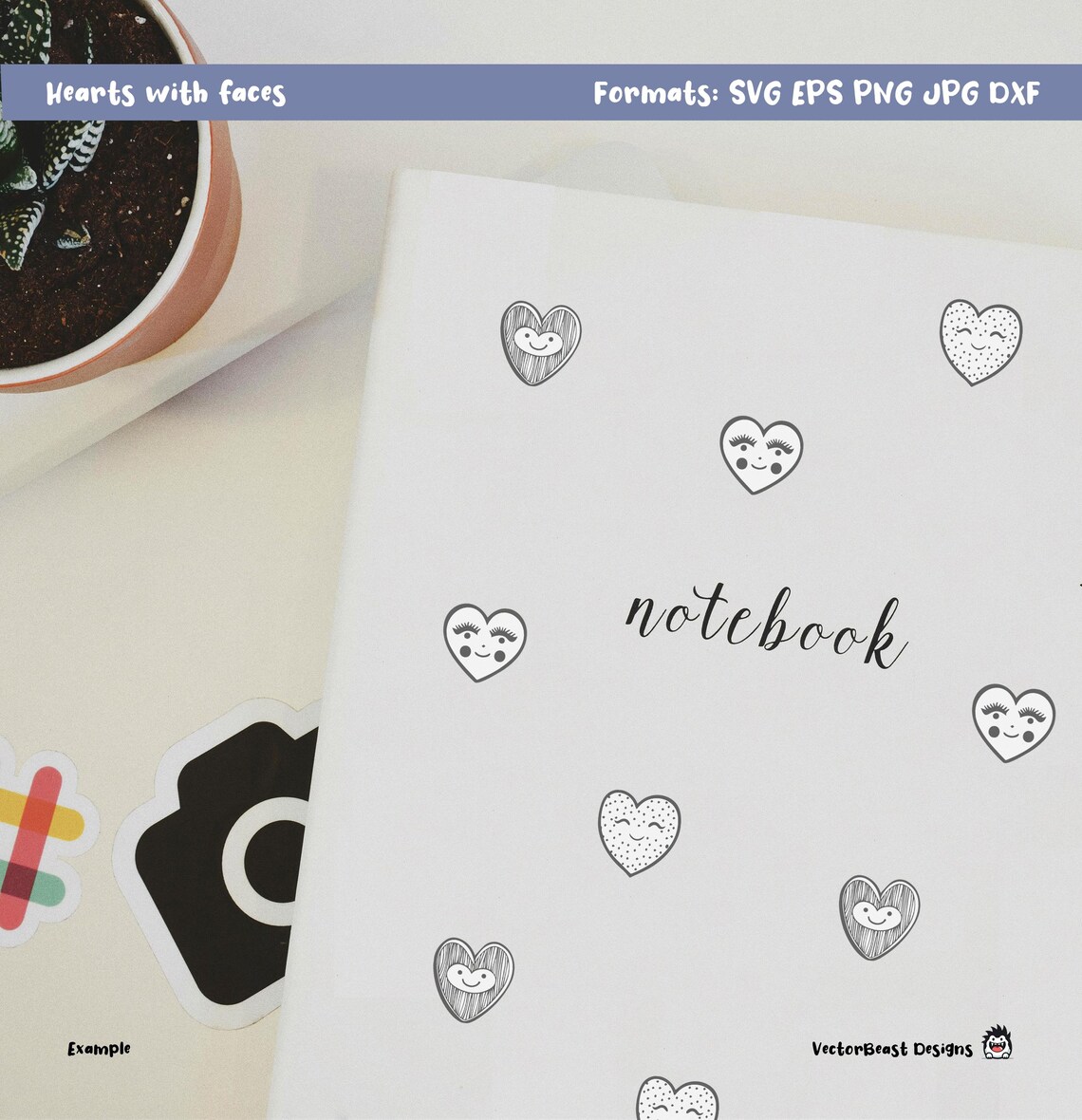 Hearts BUNDLE - 30 Hearts With Faces - Vector Files - Png Dxf Eps Svg ...