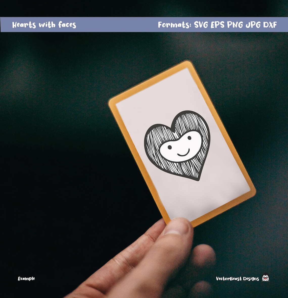 Hearts BUNDLE - 30 Hearts With Faces - Vector Files - Png Dxf Eps Svg ...