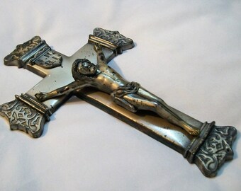 Metal crucifix | Etsy