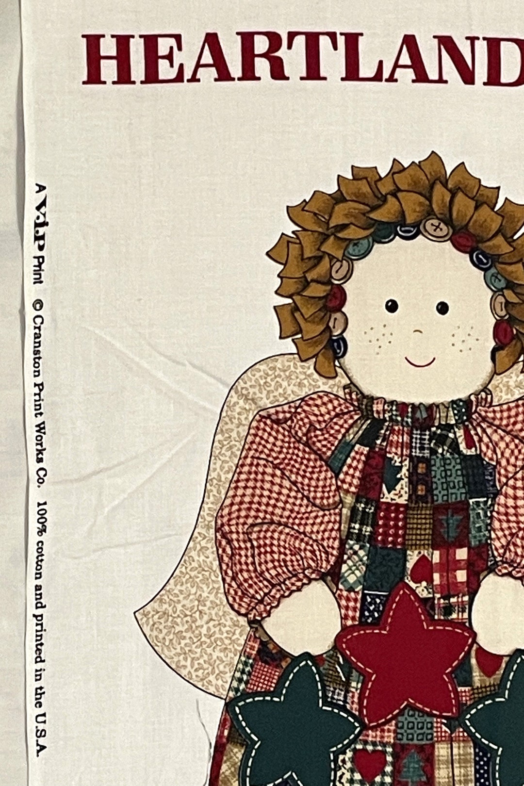 Christmas Cut Sew and Stuff Angel Fabric Panel, Heartland Angel ...