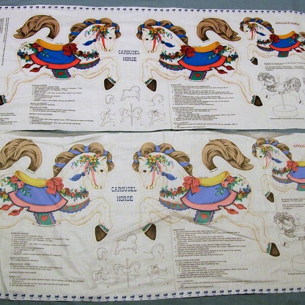 Carousel Horse Applique - Etsy