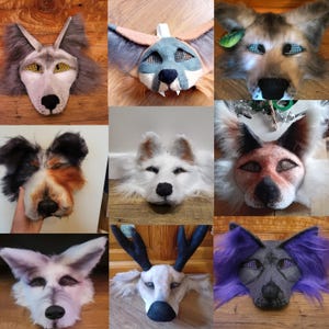 Cheap Therian/quadrobist Animal Mask Commissions - Etsy