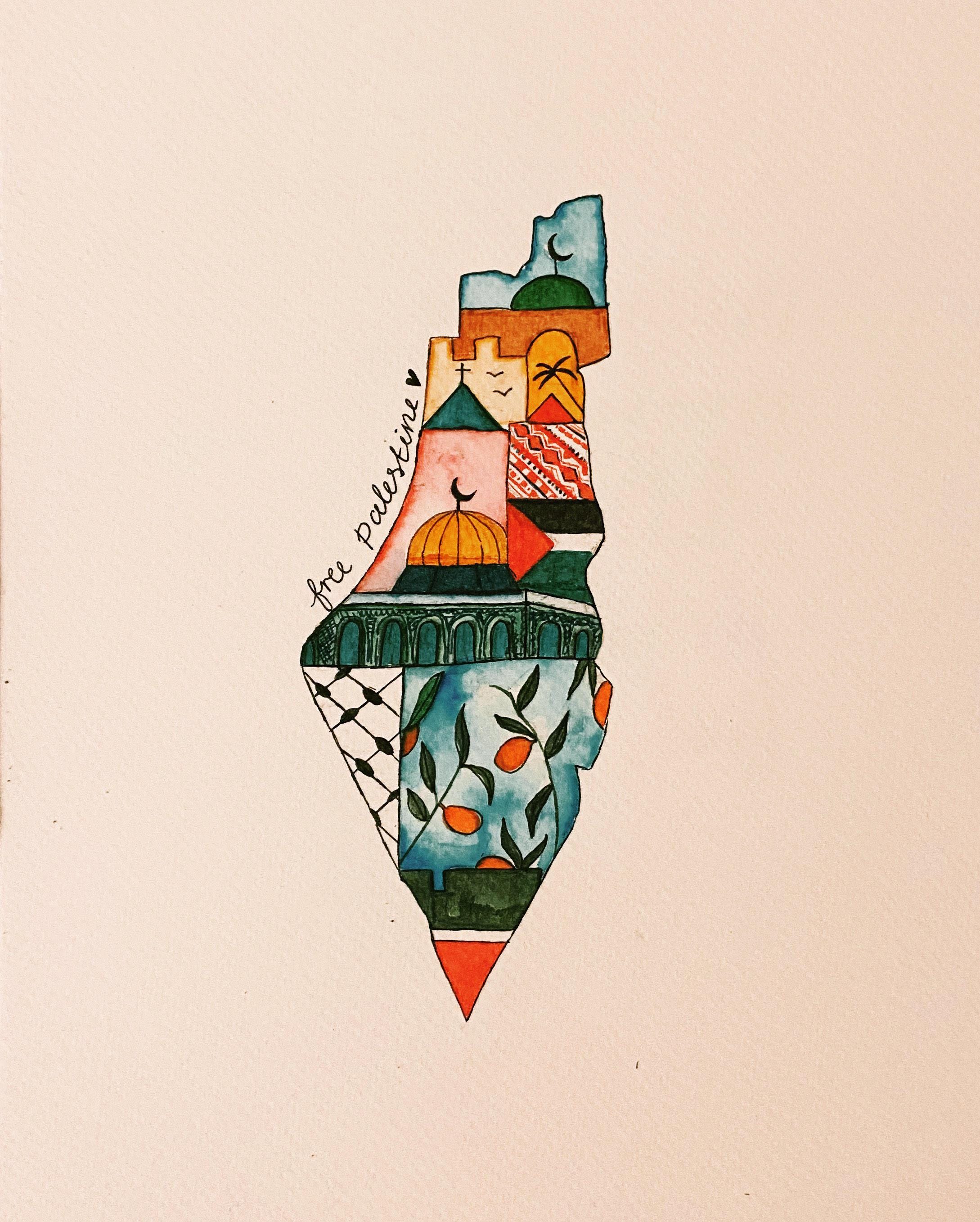 A4 Palestine Print - Etsy