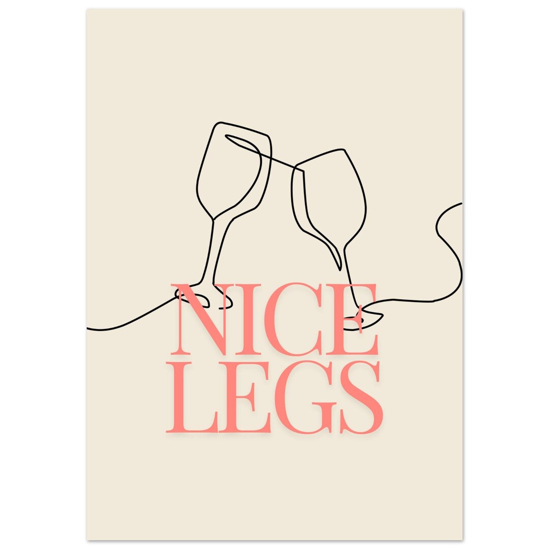 Nice Legs Art Print | A4 - A2 Wall Art | Neutral Modern Decor | Premium ...