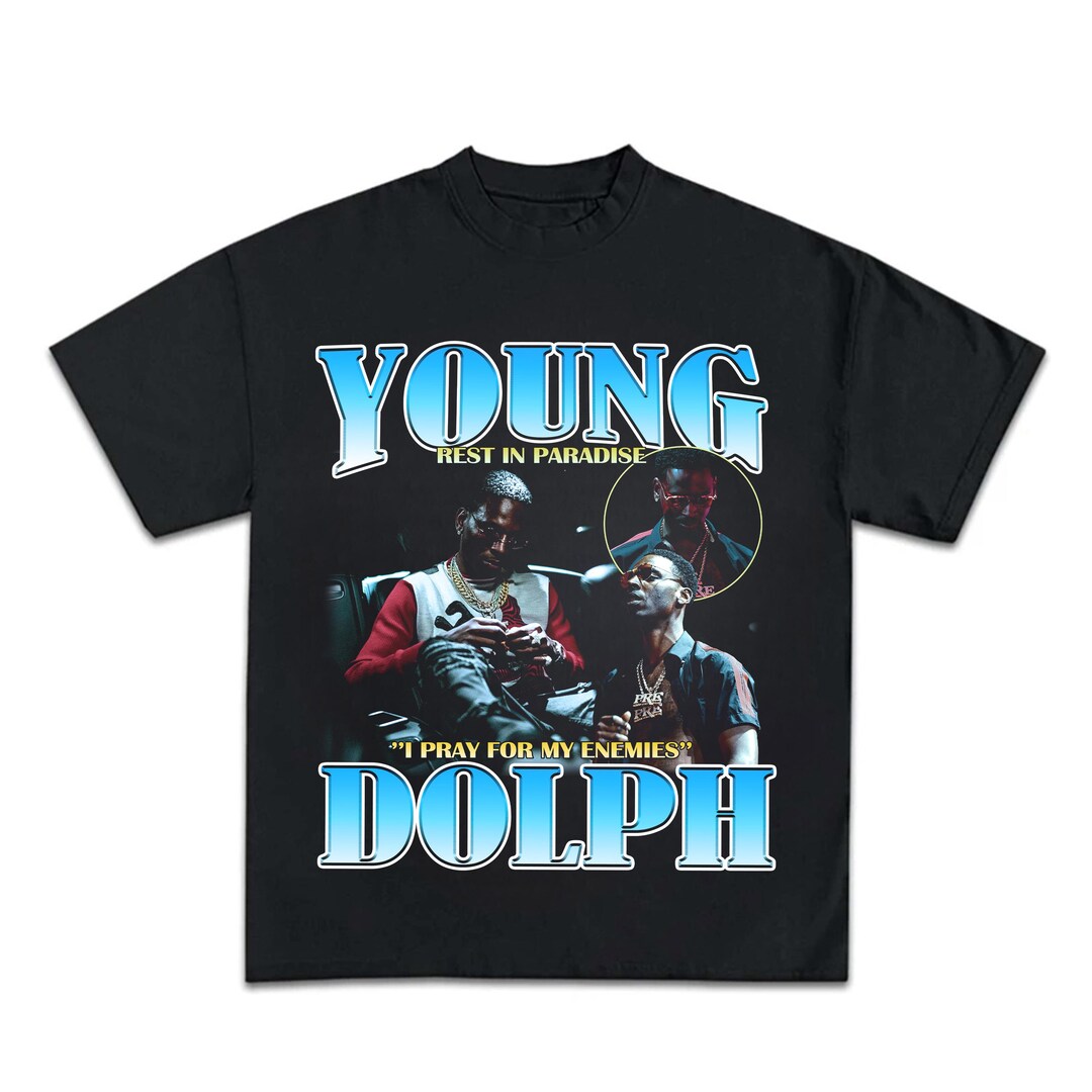 Young Dolph Graphic T-shirt Design PNG Poster PNG Printable Bootleg Tee ...