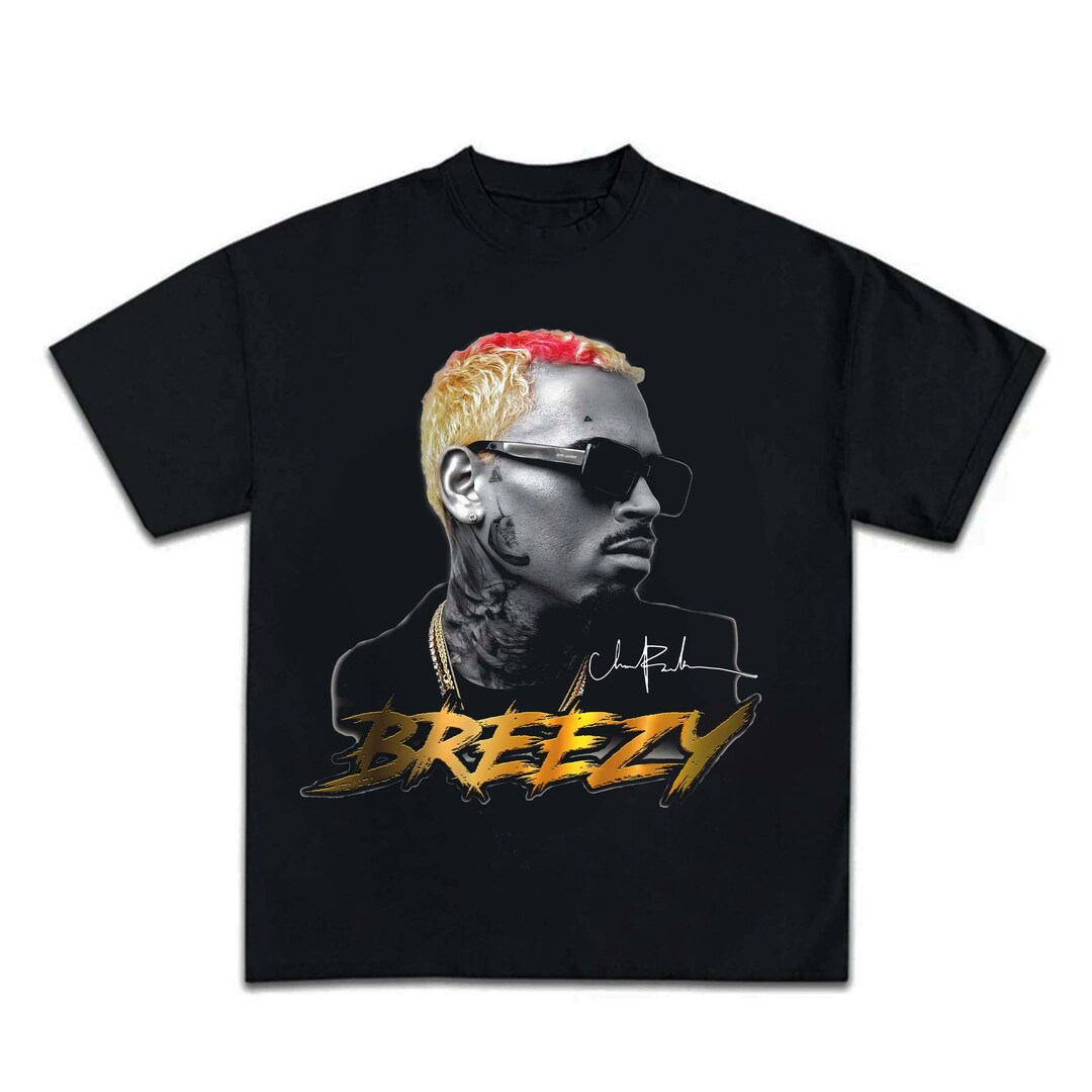 Chris Brown Graphic T-shirt Design PNG Poster PNG Printable Bootleg Tee ...