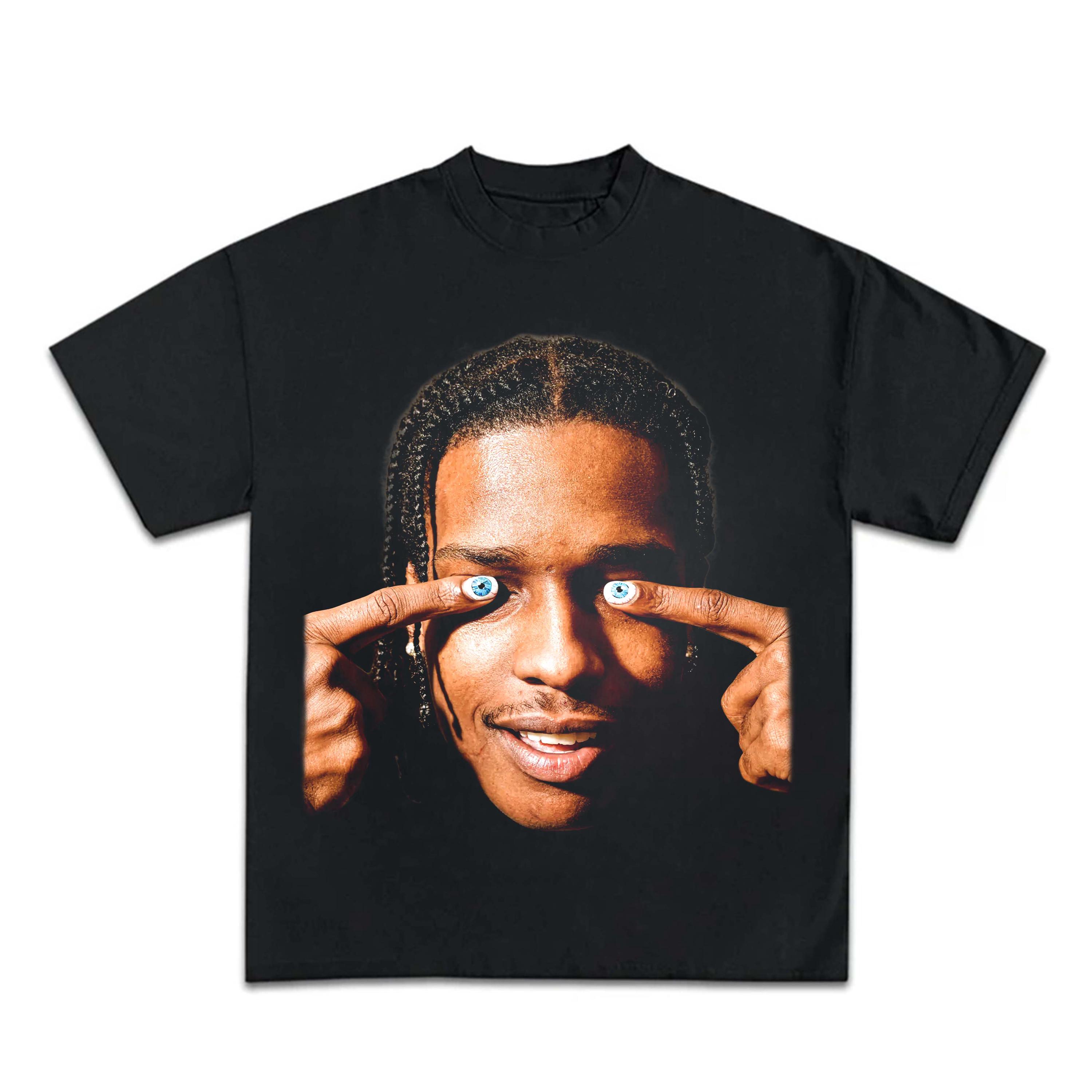 ASAP Rocky Graphic T-shirt Design PNG Poster PNG Printable Bootleg Tee ...