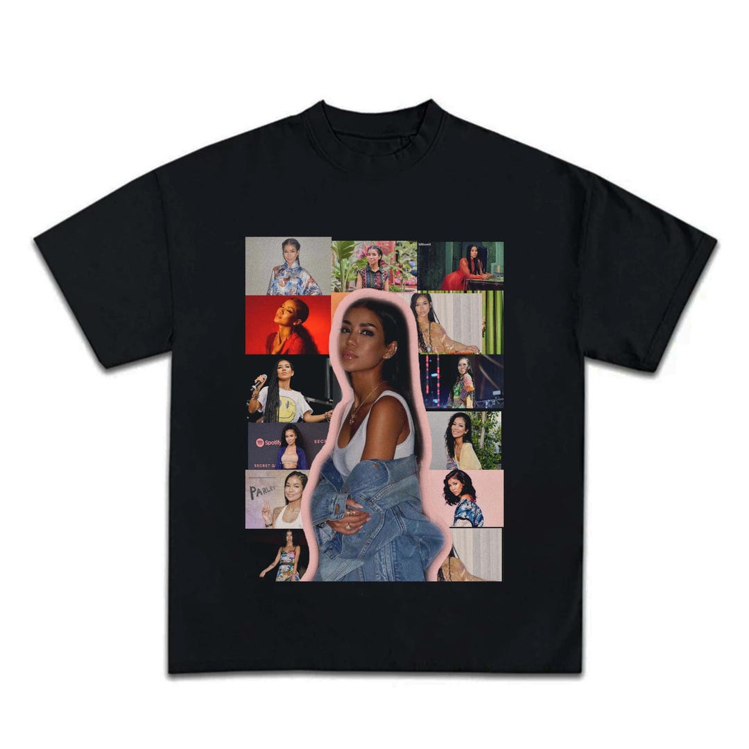 Jhene Aiko Graphic T-shirt Design PNG Poster PNG Printable Bootleg Tee ...