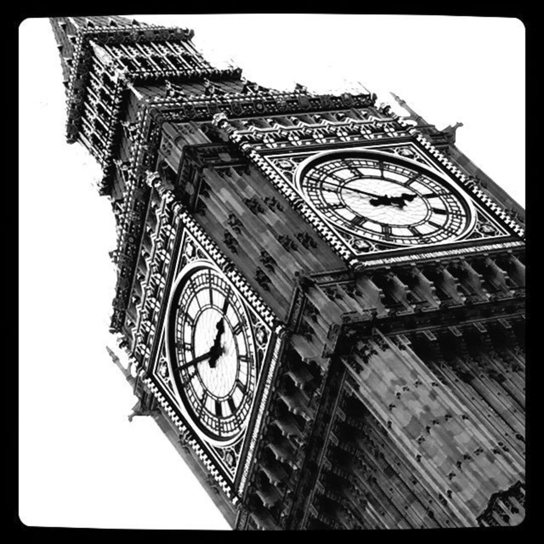 Big Ben Photography Print: Gothic London Black and White Wall Art - Etsy