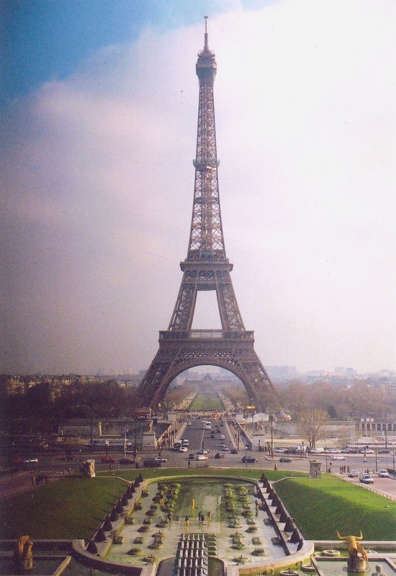 Eiffel Tower Paris France 1997 / 8 X 10 Print | Etsy