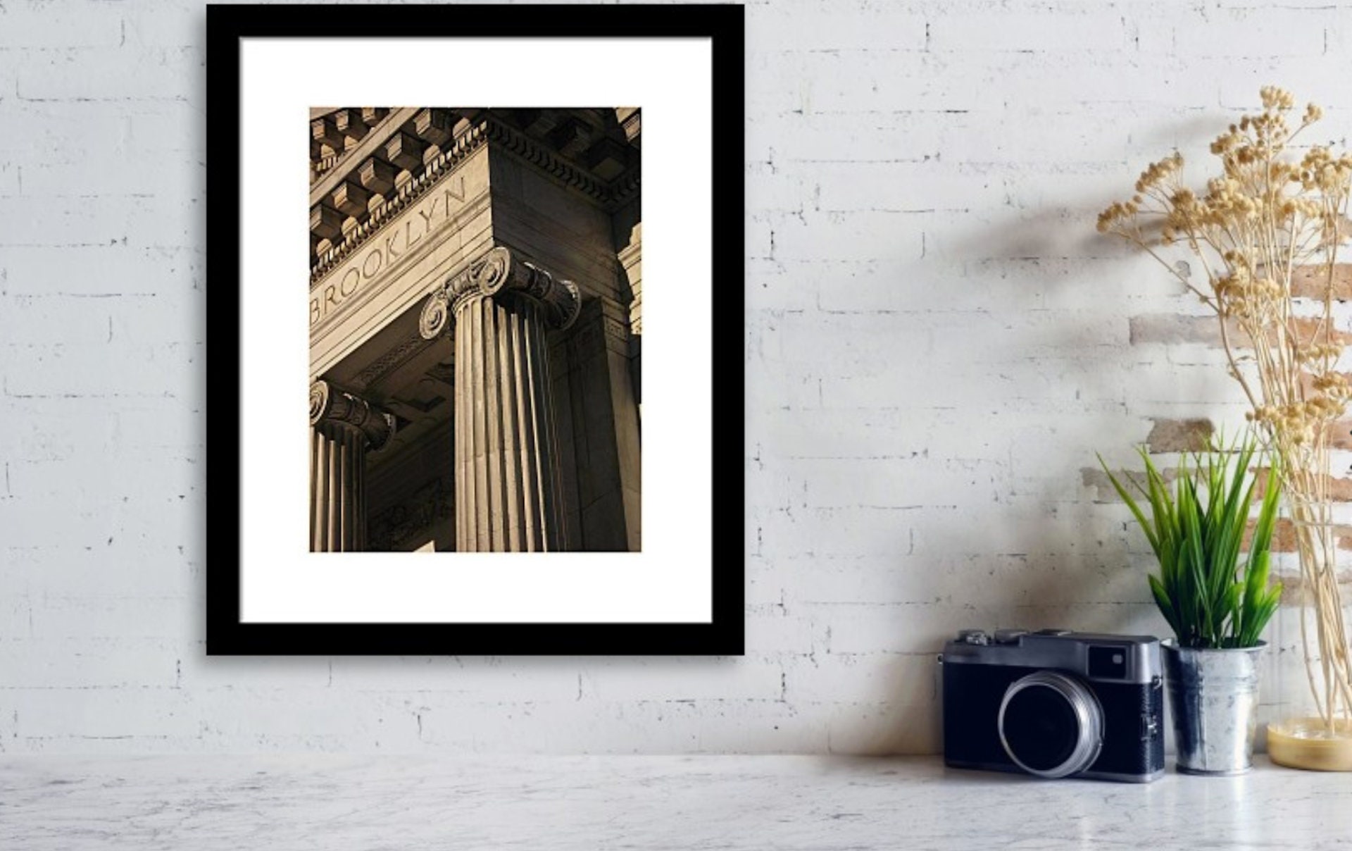 Brooklyn Dime Savings Bank Sepia Photo Print: Vintage NYC Wall Art - Etsy
