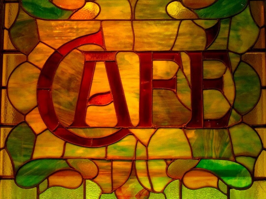 Stained Glass Cafe New York City 8 X 10 Photograph NYC - Etsy