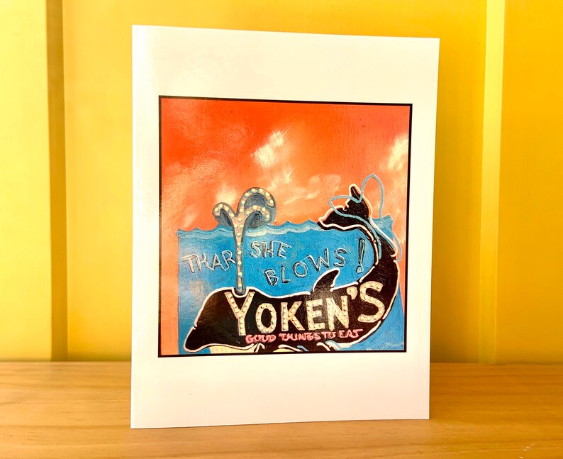 Yoken's Restaurant Greeting Card Blank Card New - Etsy