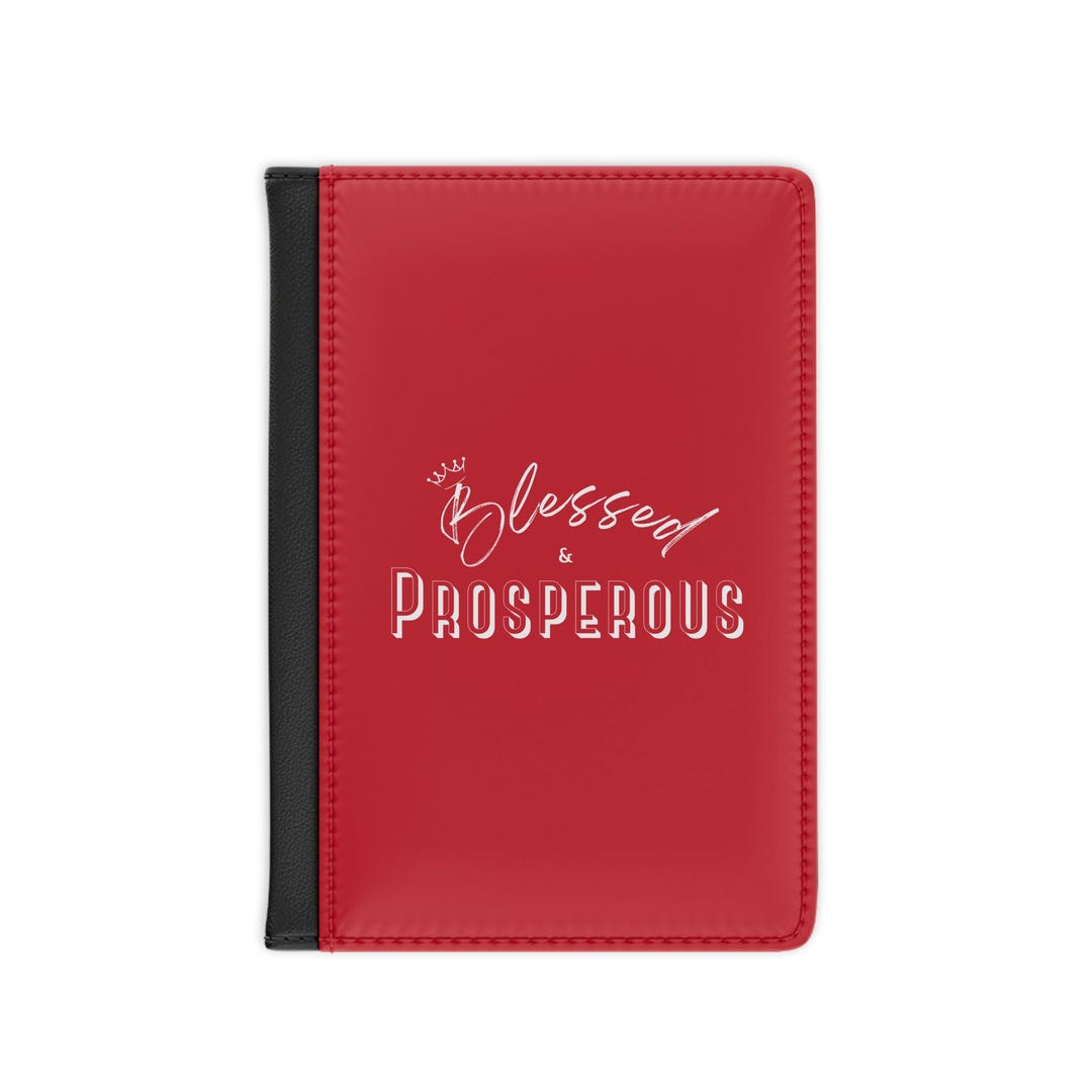 Red Passport Cover, Red Passport Wallet, Red Faux Leather Passport ...