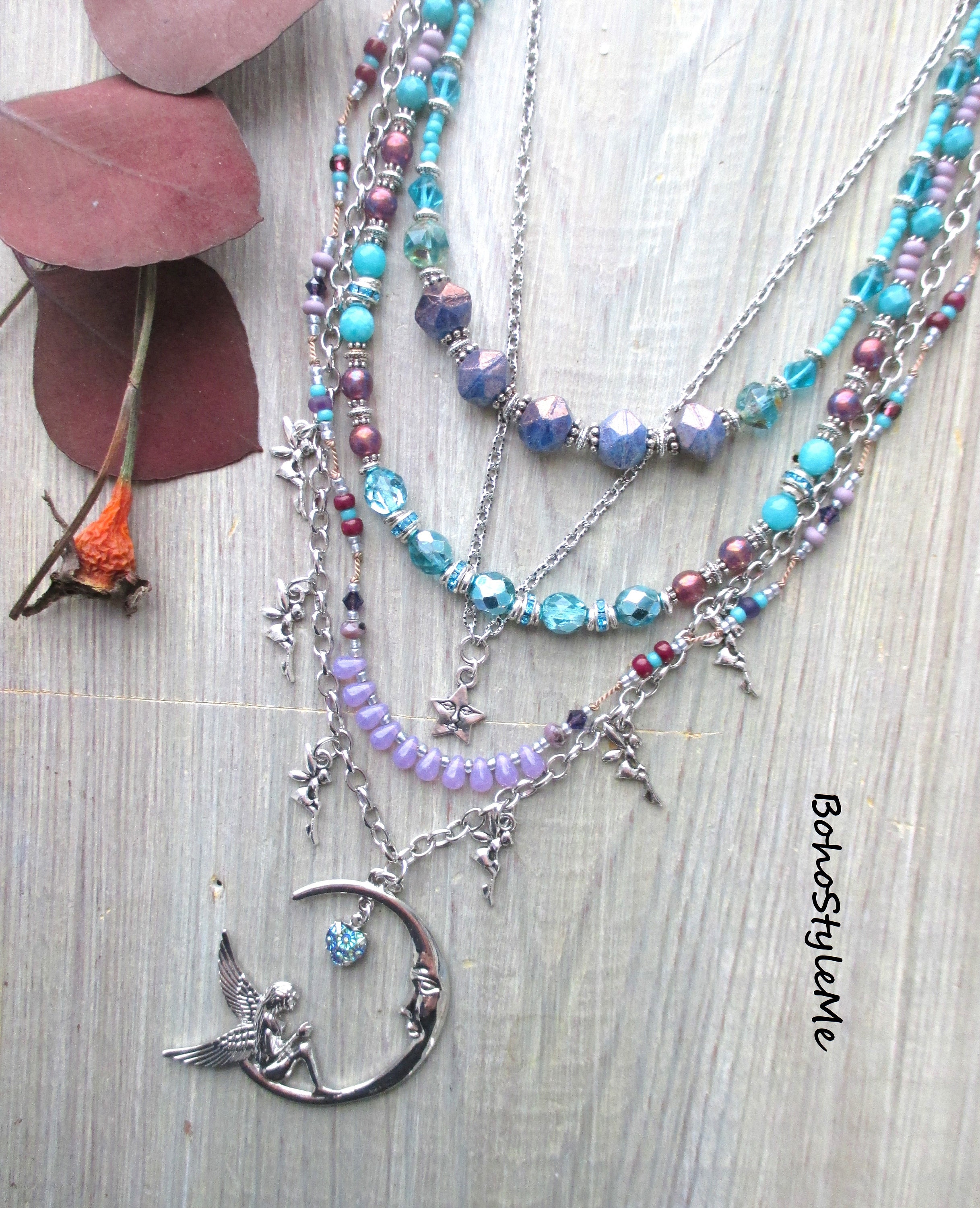Twilight Fairies Boho Style Me Pendant Necklace Bohostyleme Handmade