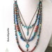 Santa Fe Vibes, Boho Style Me Rustic Turquoise Gemstone Beaded Layering ...