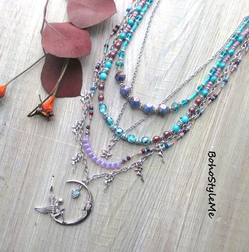 Twilight Fairies Boho Style Me Pendant Necklace Bohostyleme Handmade