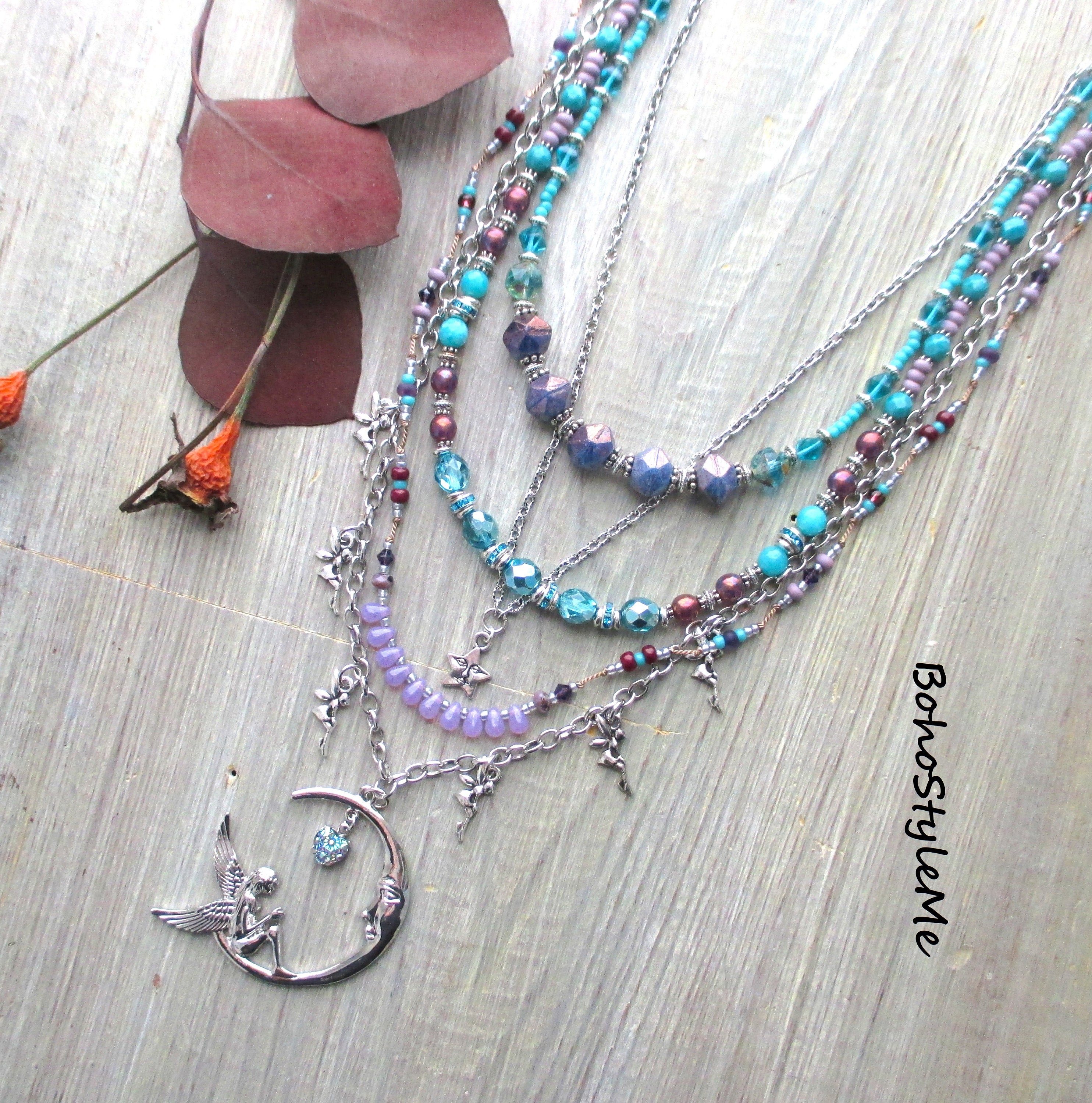 Twilight Fairies Boho Style Me Pendant Necklace Bohostyleme Handmade