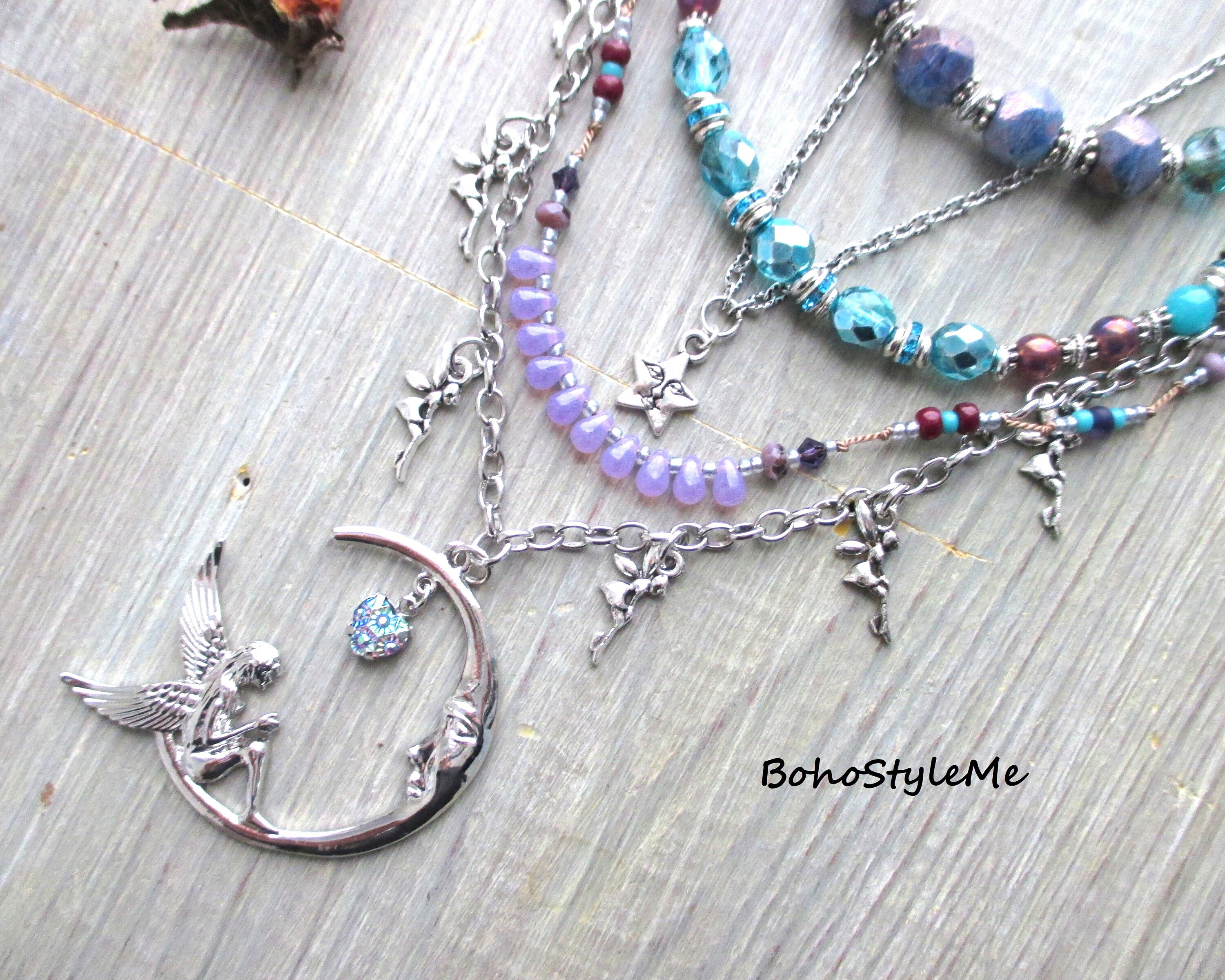 Twilight Fairies Boho Style Me Pendant Necklace Bohostyleme Handmade