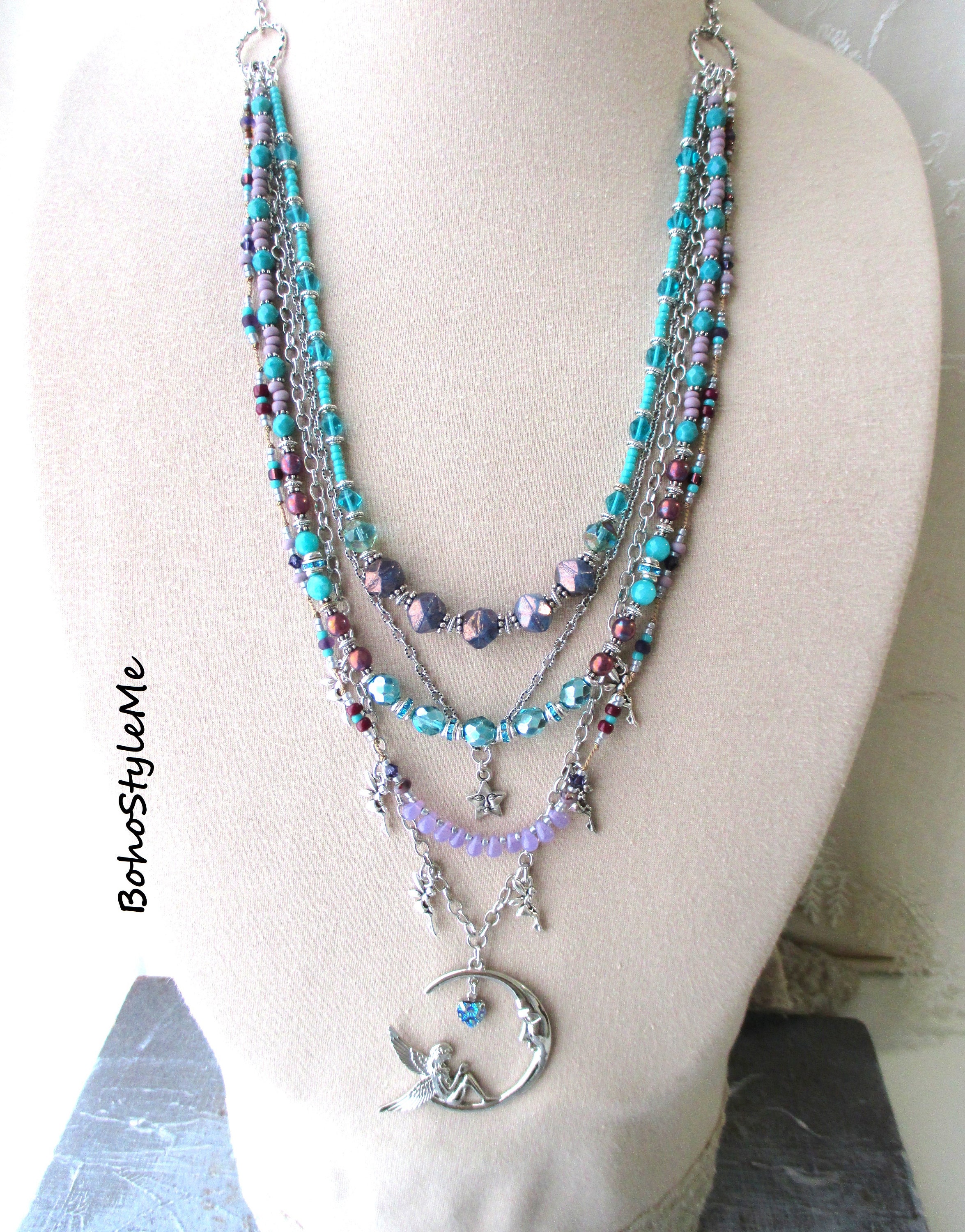 Twilight Fairies Boho Style Me Pendant Necklace Bohostyleme Handmade