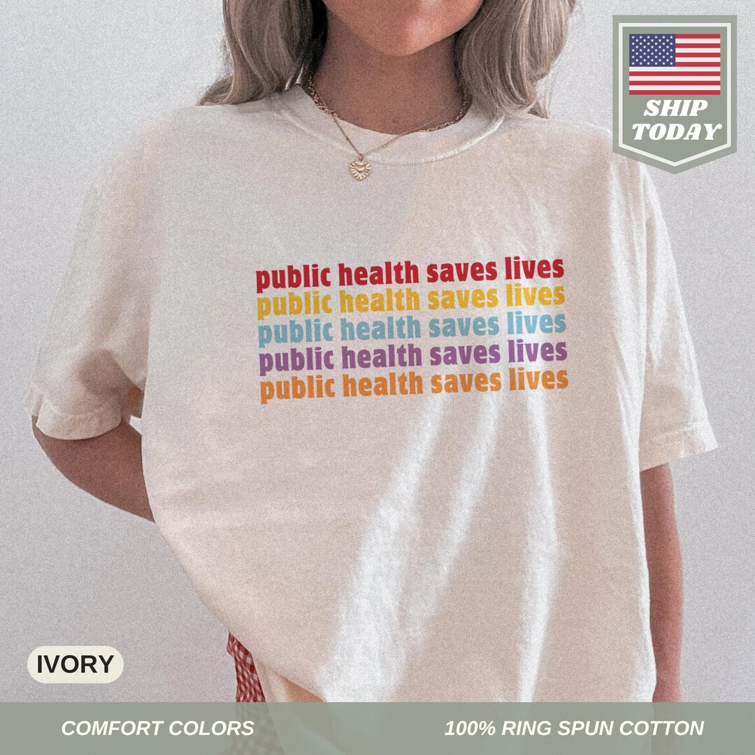 Comfort Colors® Public Health Saves Lives Y2K Shirt Vaccinated Shirt ...