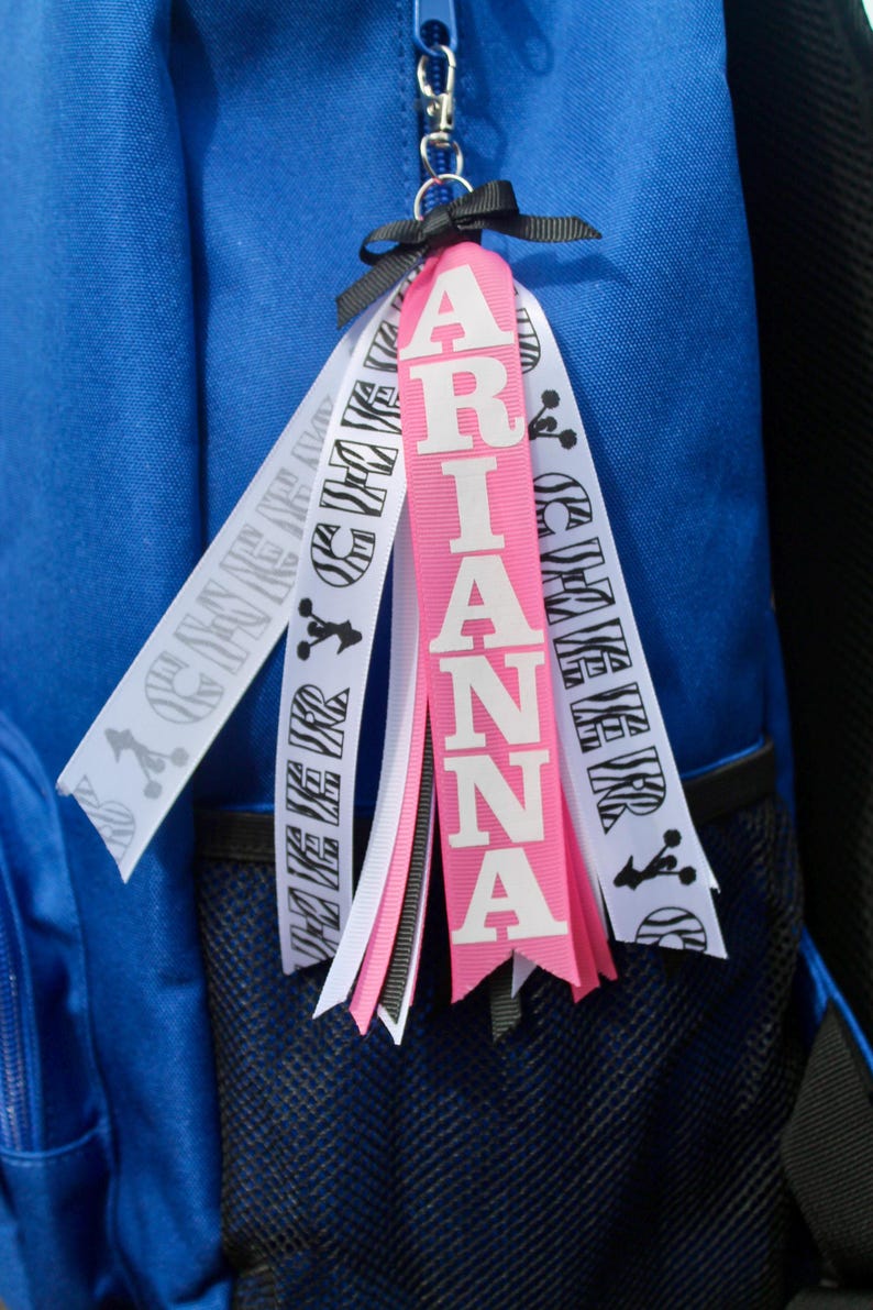 CHEER Backpack Bag Tag Name Keychain Gift - Etsy