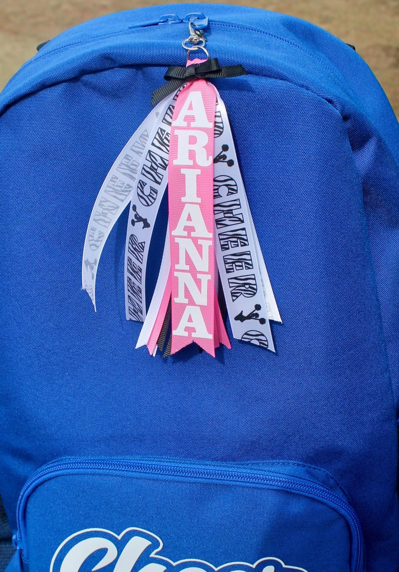 CHEER Backpack Bag Tag Name Keychain Gift - Etsy
