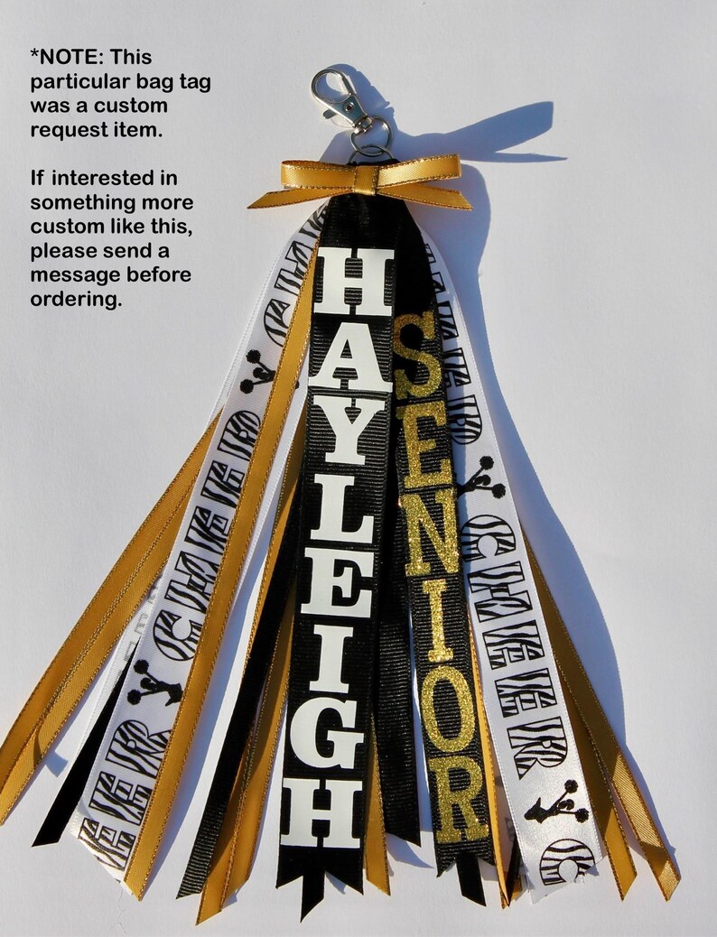CHEER Backpack Bag Tag Name Keychain Gift - Etsy