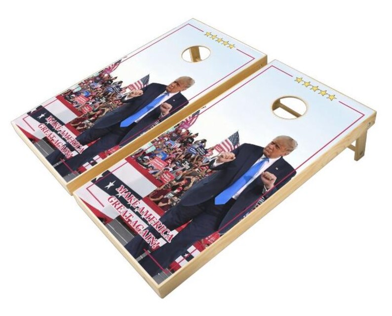 Donald Trump Dancing 2024 Cornhole Board Sticker Design Bundle JPG, PNG ...