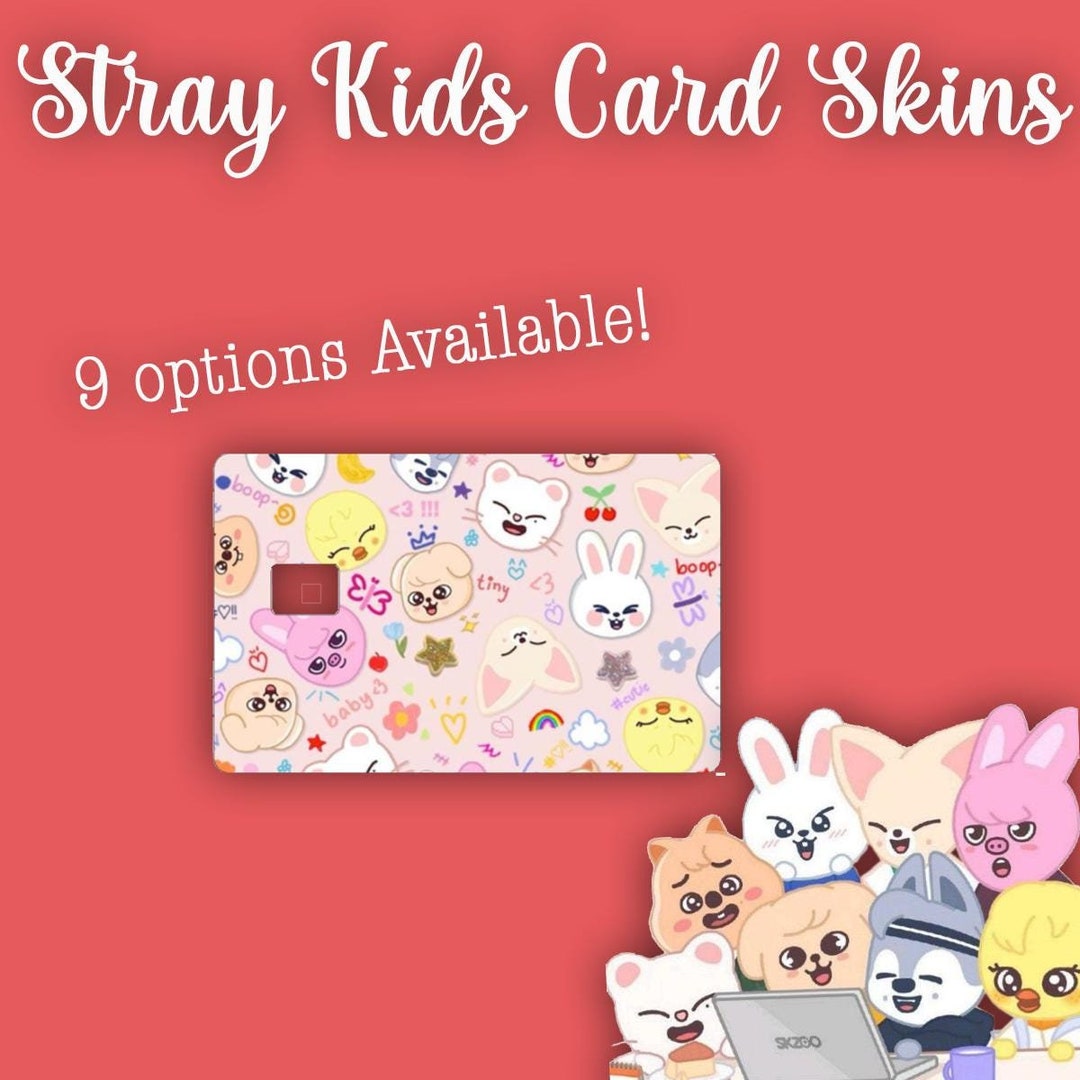 Stray Kids Skzoo Credit and Debit Card Vinyl Skin Covers - Etsy