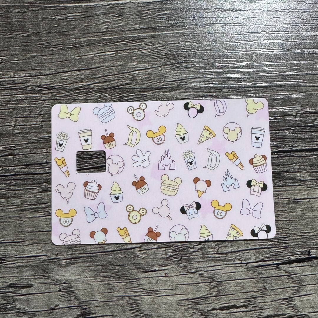 Cute Disney Inspired Pink Credit / Debit Card Skin - Etsy