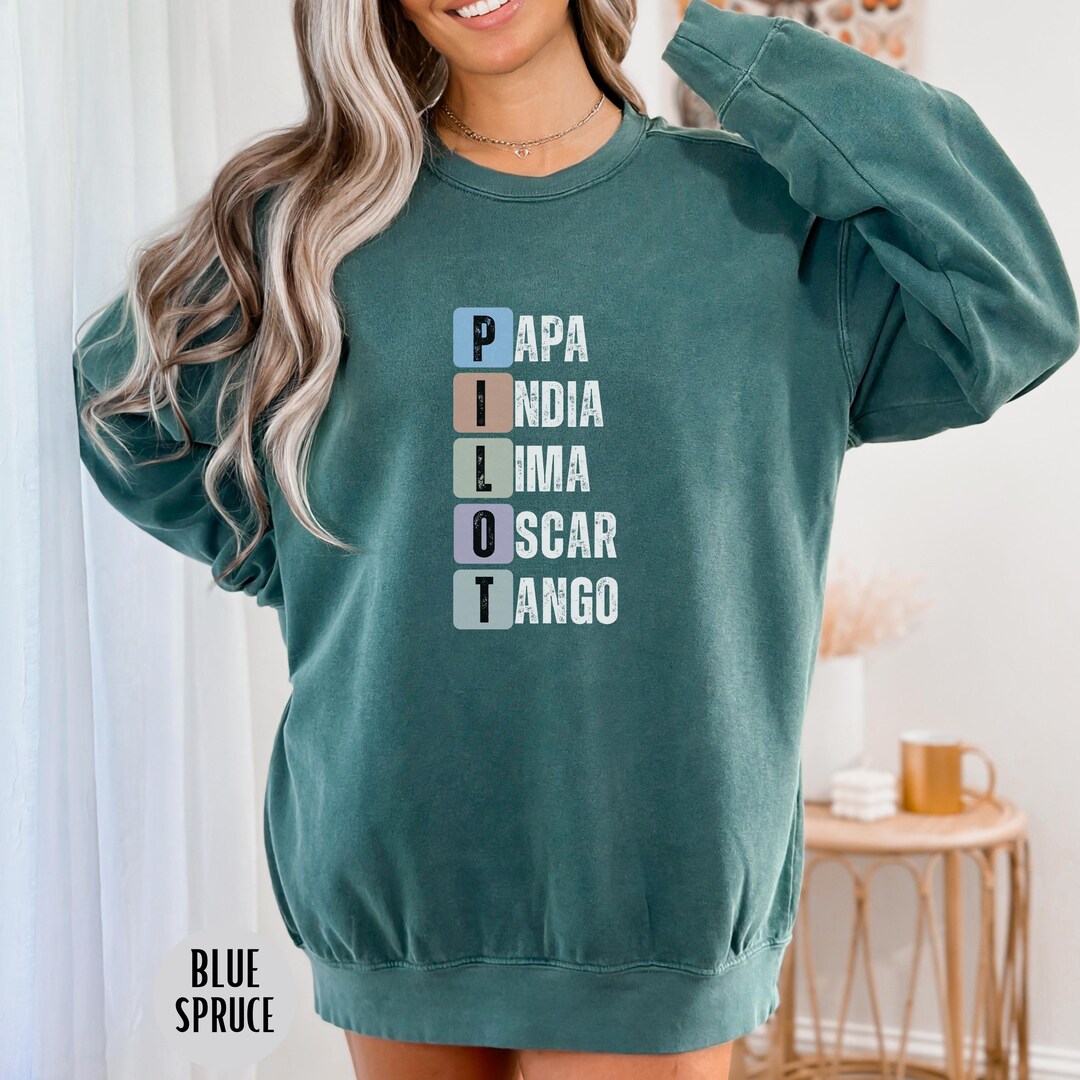 Pilot NATO Phonetic Alphabet Comfort Colors Shirt, Flight Instructor ...