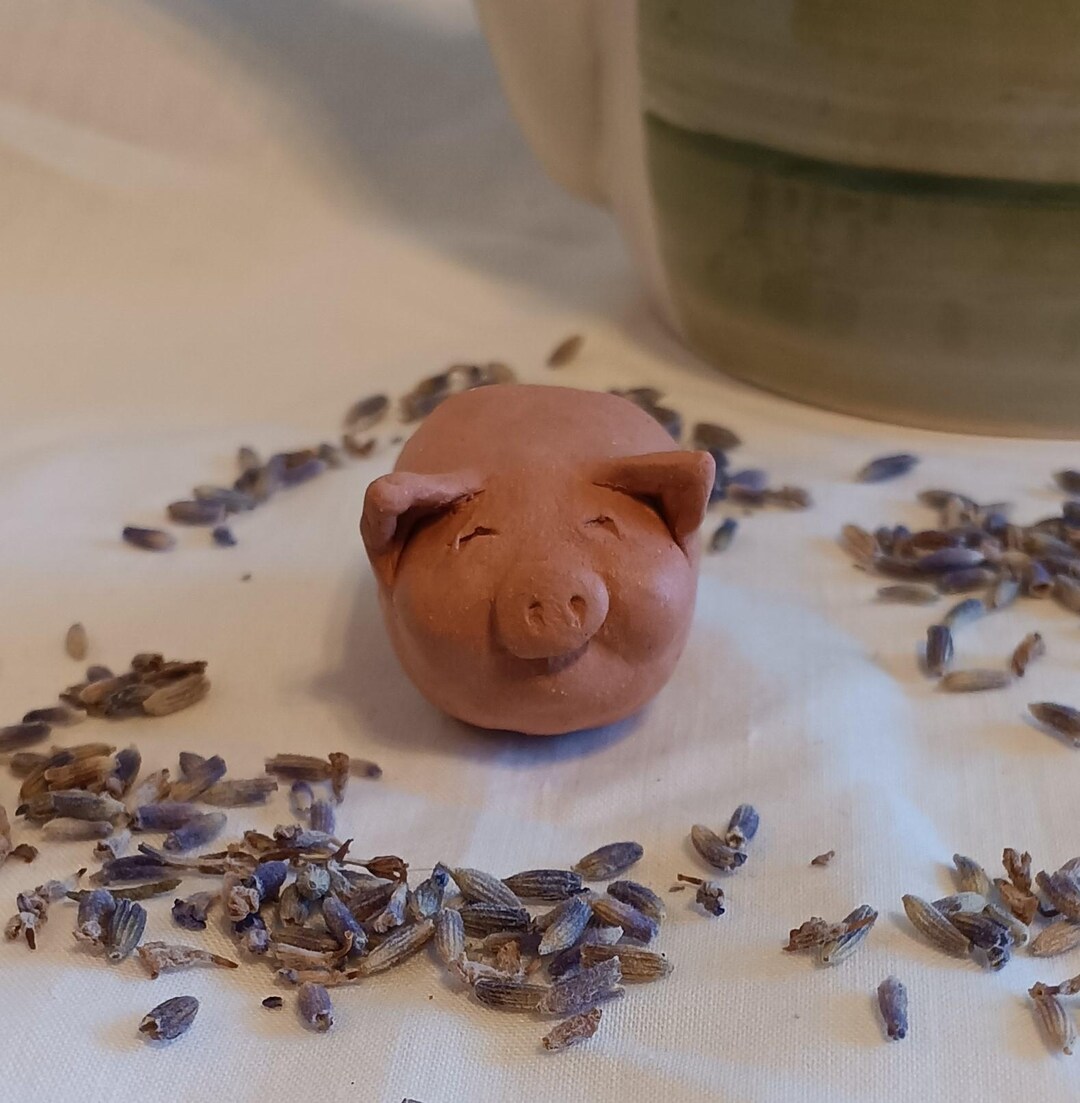 Pig Tea Pet Handmade Traditional Chinese Tea Pet Chachong Terracotta ...