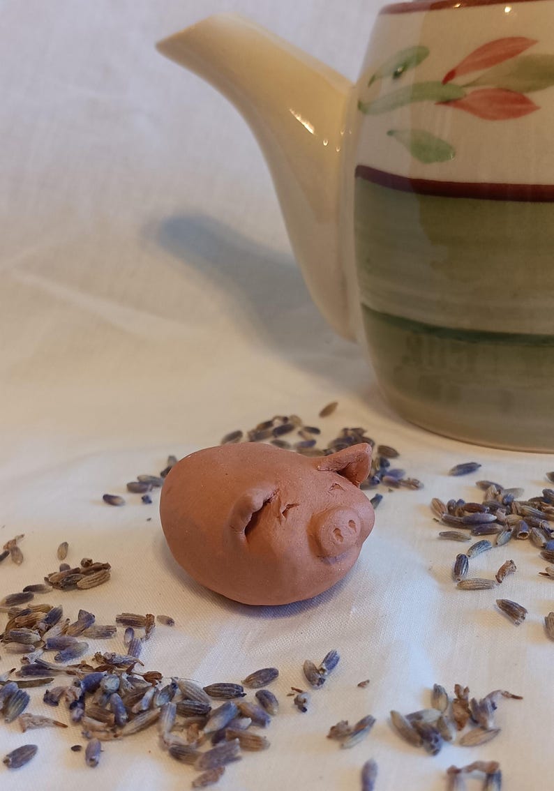 Pig Tea Pet Handmade Traditional Chinese Tea Pet Chachong Terracotta ...