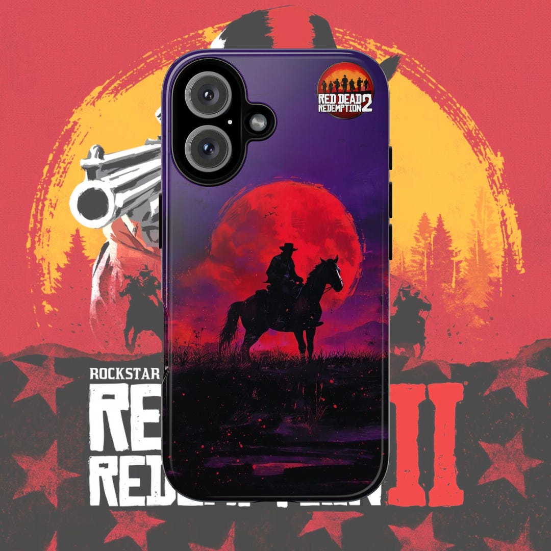 Red Dead Redemption 2 Phone Case Design, Perfect Gift for Gamers ...