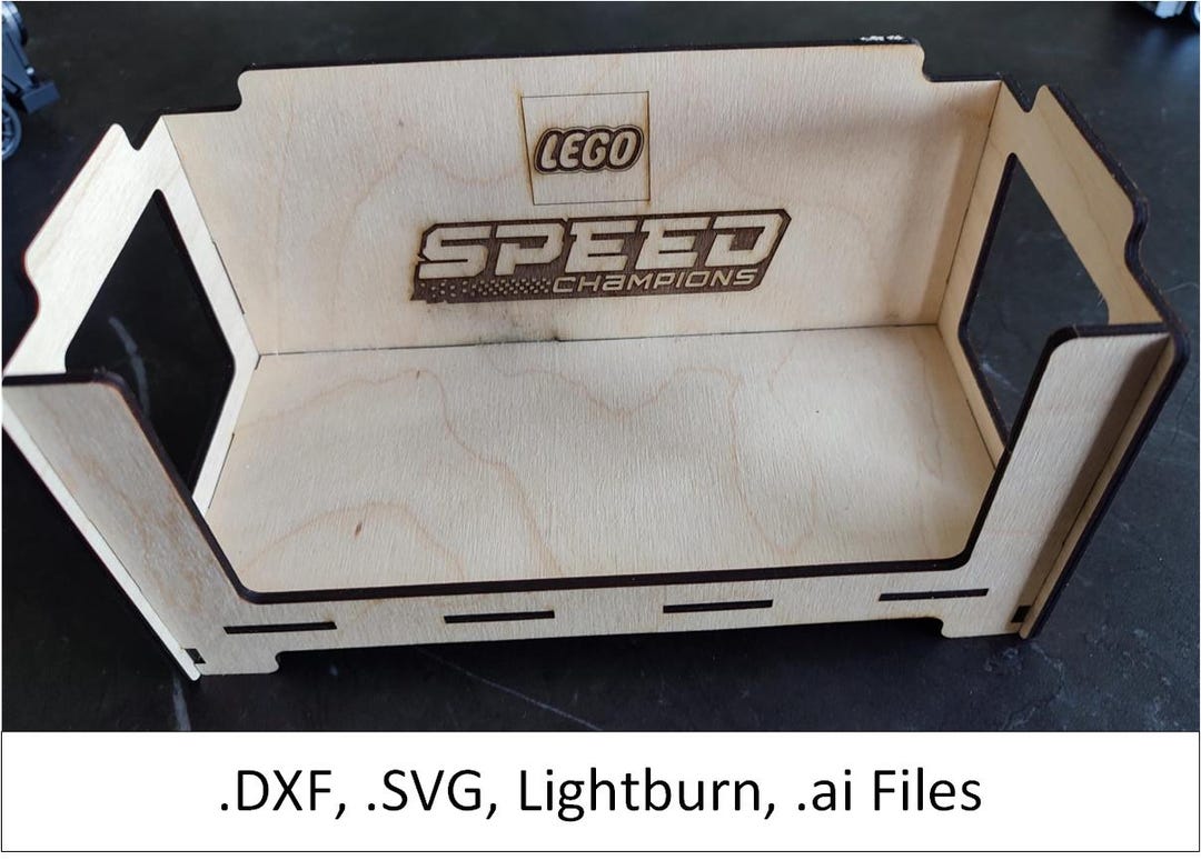 Laser Cut Stackable Box for All Speed Champions LEGO Models - Etsy
