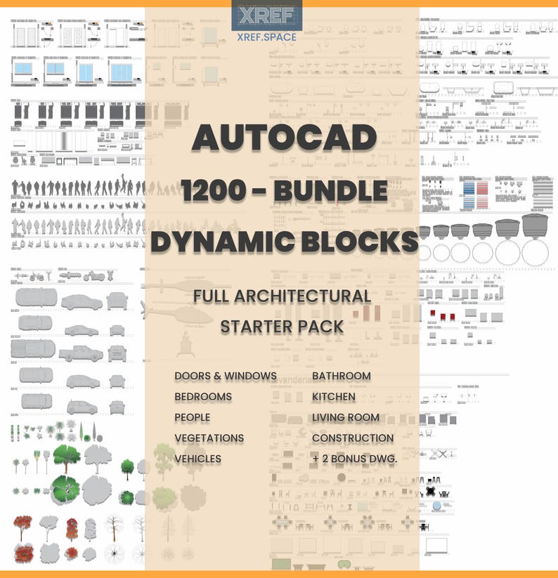 Dynamic Blocks for Autocad - Etsy