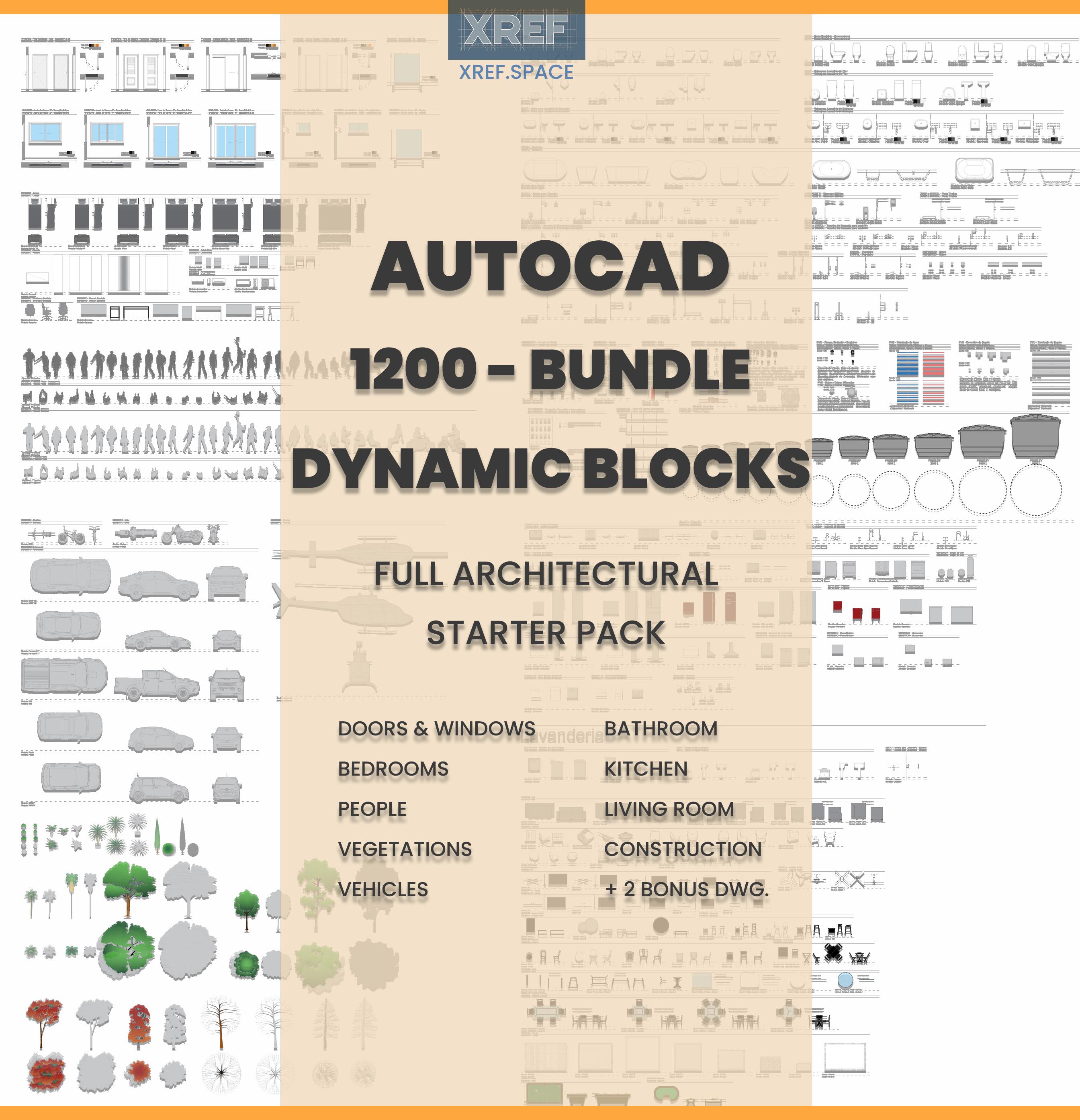 Dynamic Blocks for Autocad - Etsy
