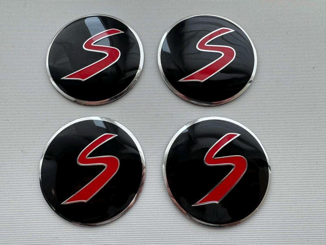 4pcs (set) Wheel Center Hub Caps Stickers S for MINI 56mm - 2.20 Inch ...