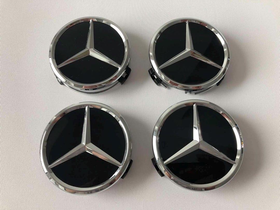 4pcs (set) Wheel Center Hub Caps for Mercedes Benz 75mm - 2.95 Inch ...