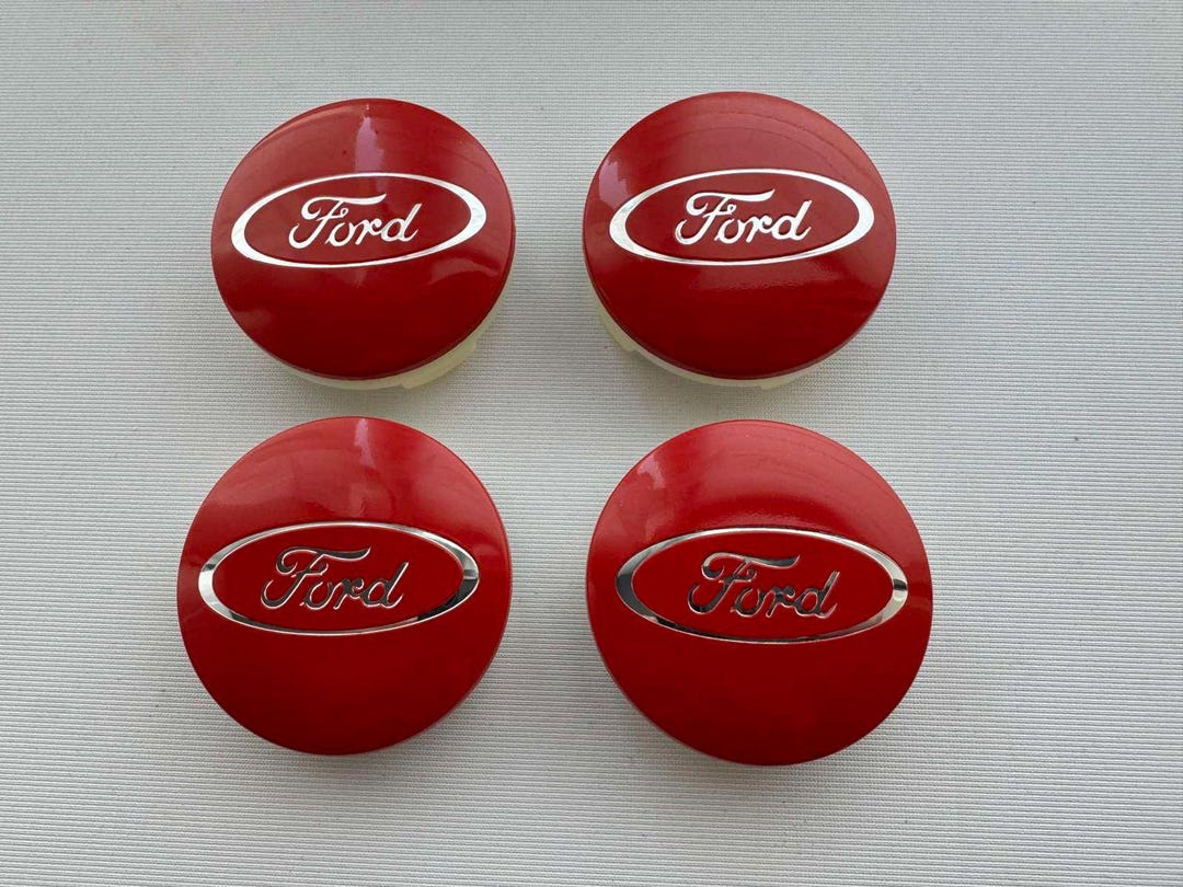 Set of 4 Red 54mm (2.13 Inch) Ford Wheel Center Hub Caps - Etsy