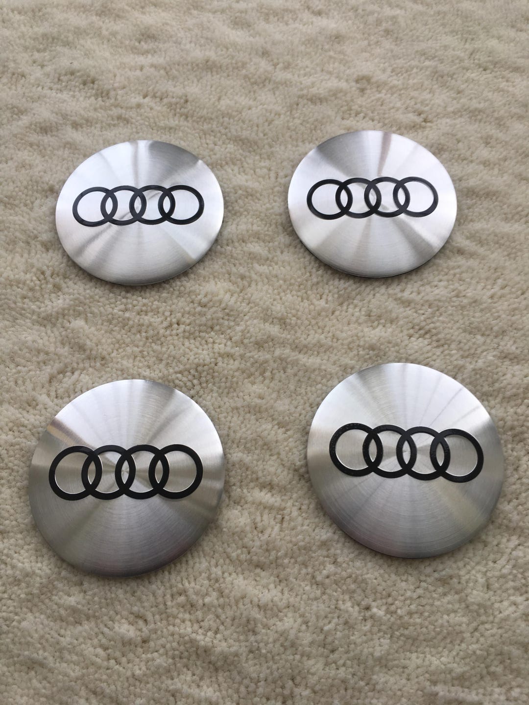 4pcs (set) Stickers for Wheel Center Hub Caps Audi 75mm - 2.95 Inch ...